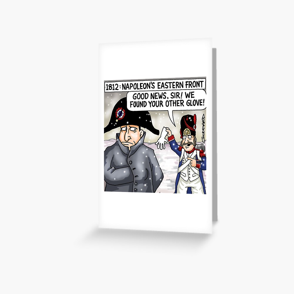 "Napoleon" Greeting Card for Sale by goddardcartoons | Redbubble