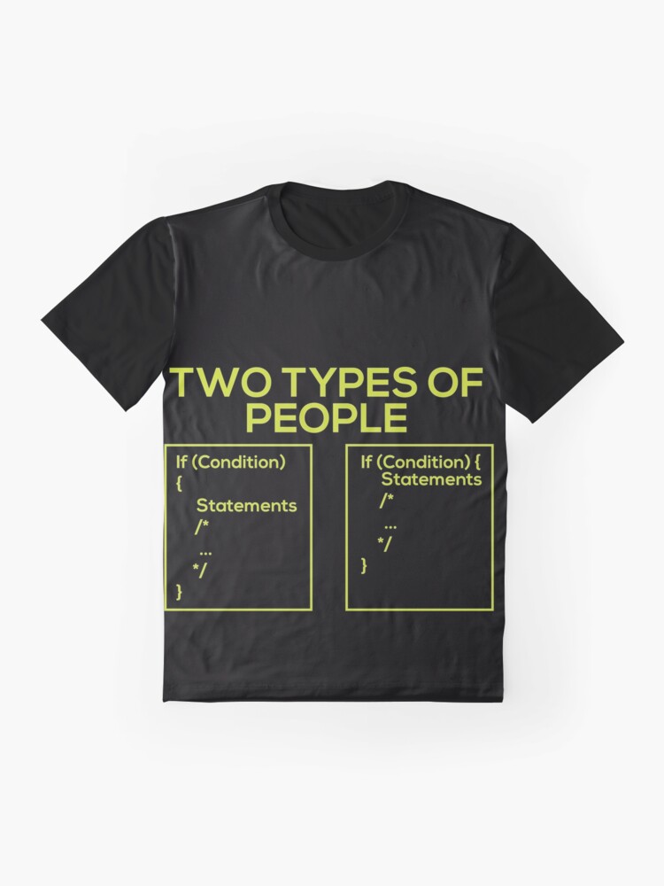 "Programming Types of People" T-shirt for Sale by bkaric | Redbubble ...