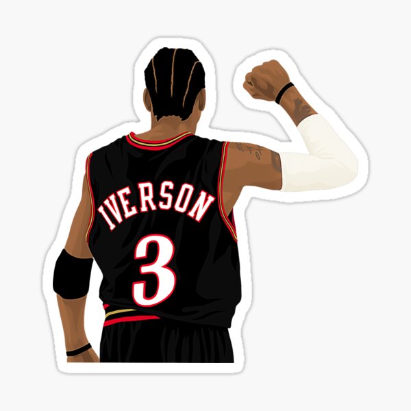"Allen Iverson Allen Iverson 3" Sticker for Sale by Nevaotahy | Redbubble