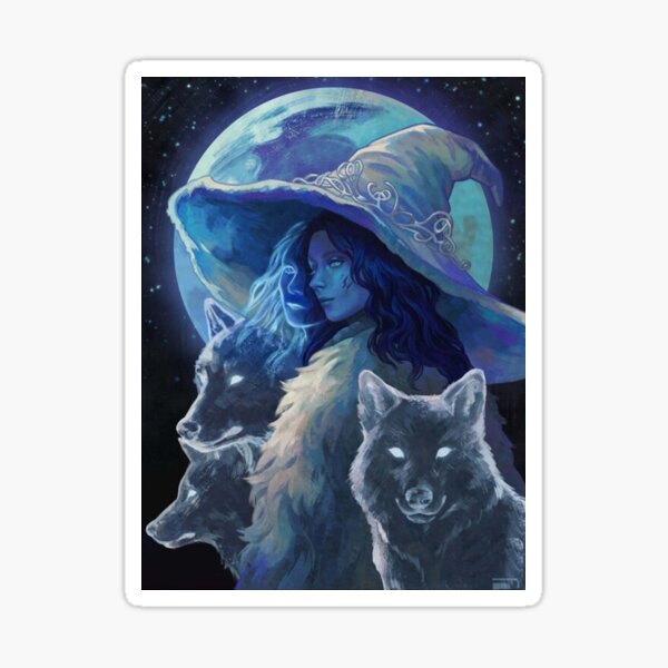 "Ranni the Witch" Sticker for Sale by elizondochrist | Redbubble