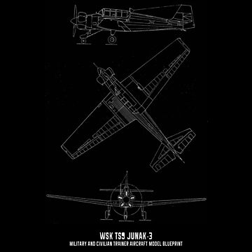 "LWD WSK TS9 Junak-3 Aircraft Blueprint" Poster for Sale by PodiShawna ...