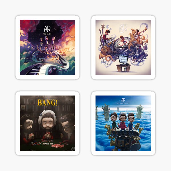 "AJR Album Pack" Sticker for Sale by Eurarayton | Redbubble