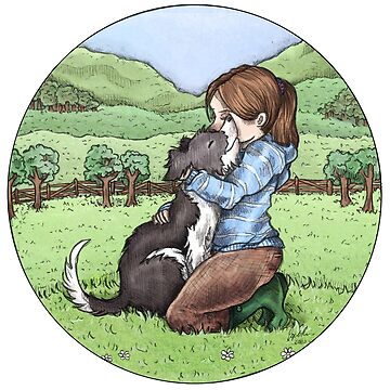 "Collie Love" Sticker for Sale by elspethrose | Redbubble