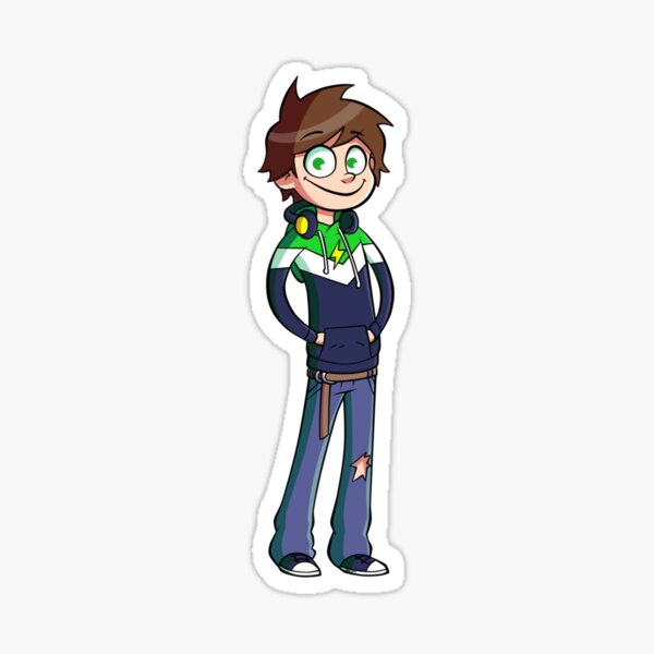 "Kellen Goff Caricature" Sticker by ArtyandLife | Redbubble