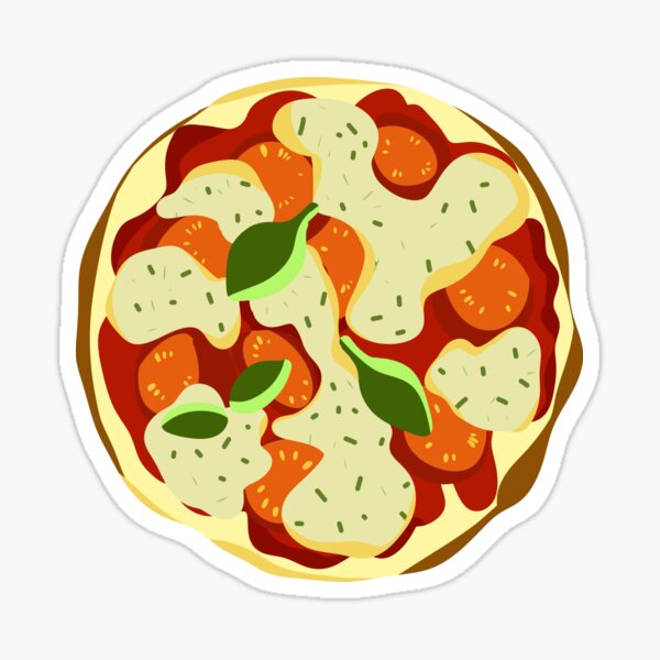 "Pizza Time " Sticker for Sale by MoroshkaS | Redbubble