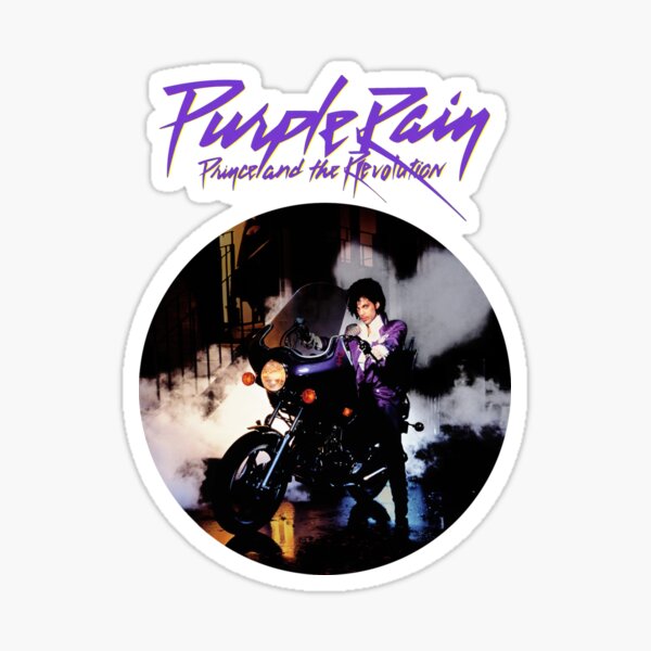 "Purple Rain" Sticker for Sale by Taneka | Redbubble