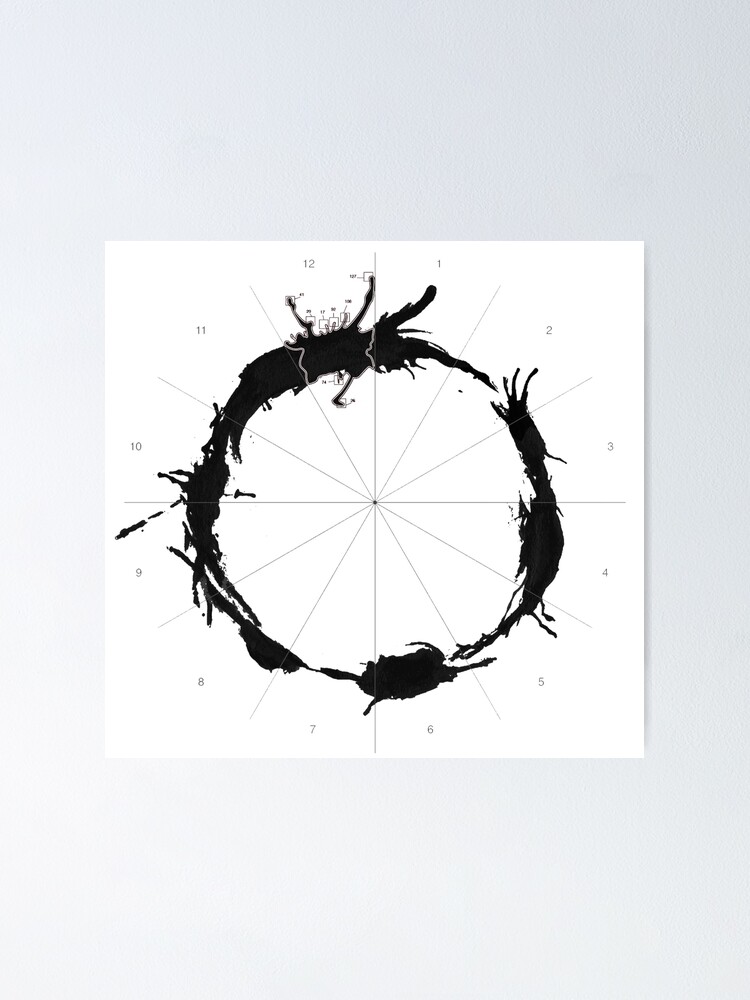 "Heptapod language interpretation study" Poster for Sale by alphaville ...