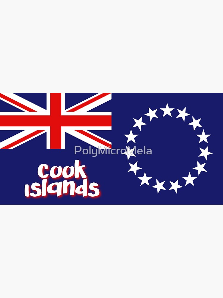 "Cook Islands" Sticker by PolyMicroMela | Redbubble