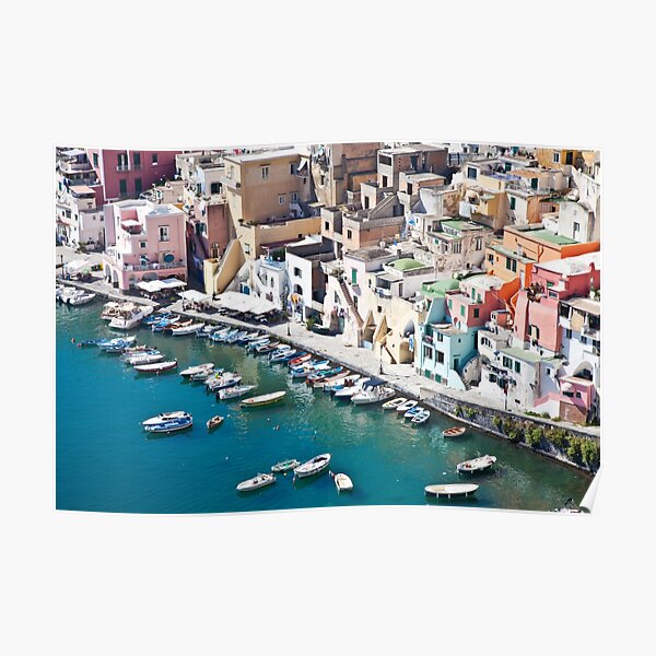 "Procida Isle, Naples Gulf, Italy" Poster for Sale by RegaloRepublic ...