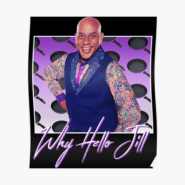 "Why Hello Jill Ainsley Harriott print - 80s Style Nostalgic Print ...