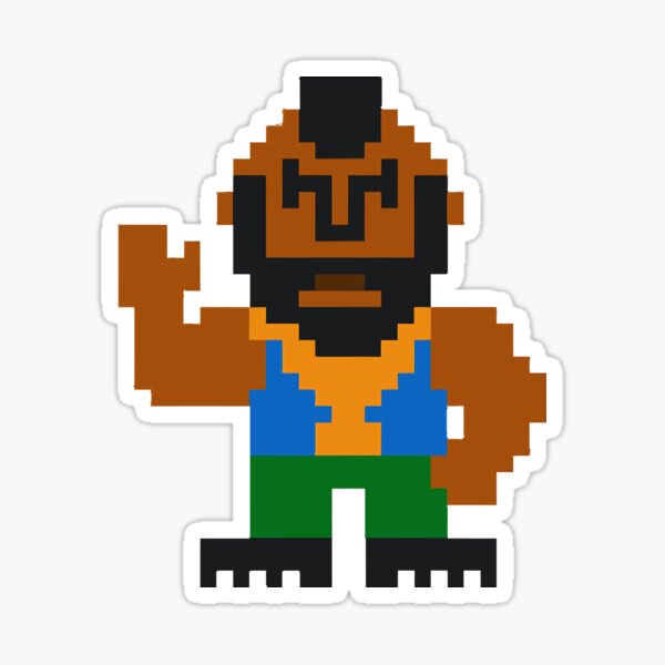 "8-BIT " Sticker for Sale by MIgaloACu2 | Redbubble