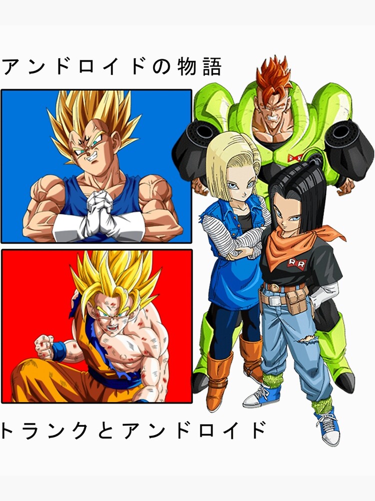 "Dragon Ball Z Android Saga Classic " Poster for Sale by kielrobshot ...