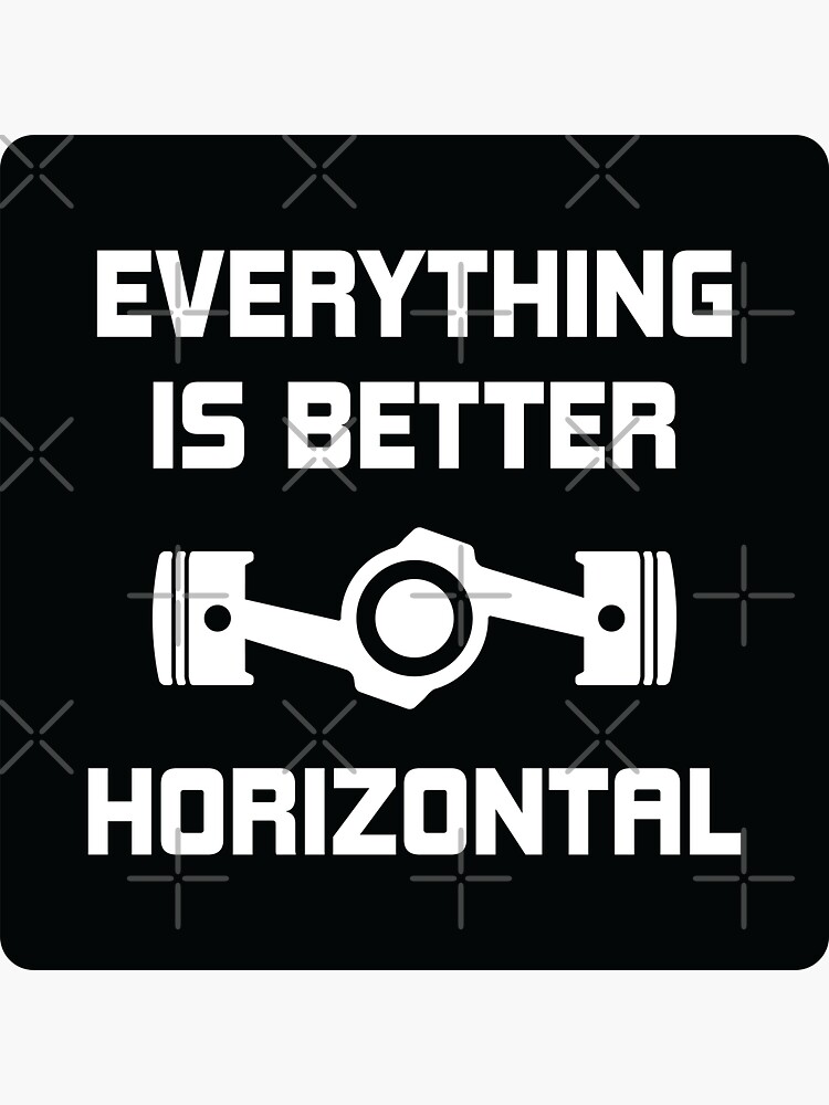 "Horizontally Opposed Boxer Engine Sports Car" Sticker for Sale by JDM ...