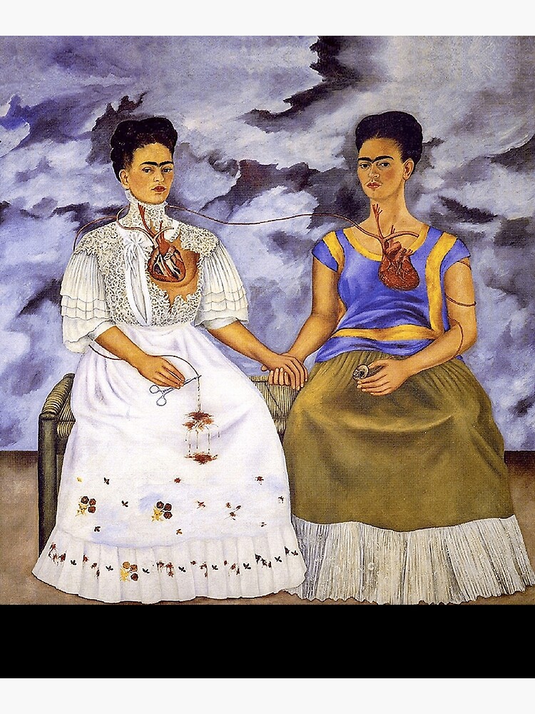 "The Two Fridas by Frida Kahlo Poster" Poster for Sale by ...