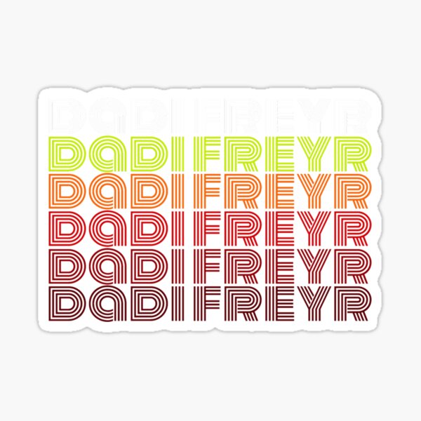 "Dadi Freyr Vintage " Sticker by GalleryofGeek | Redbubble