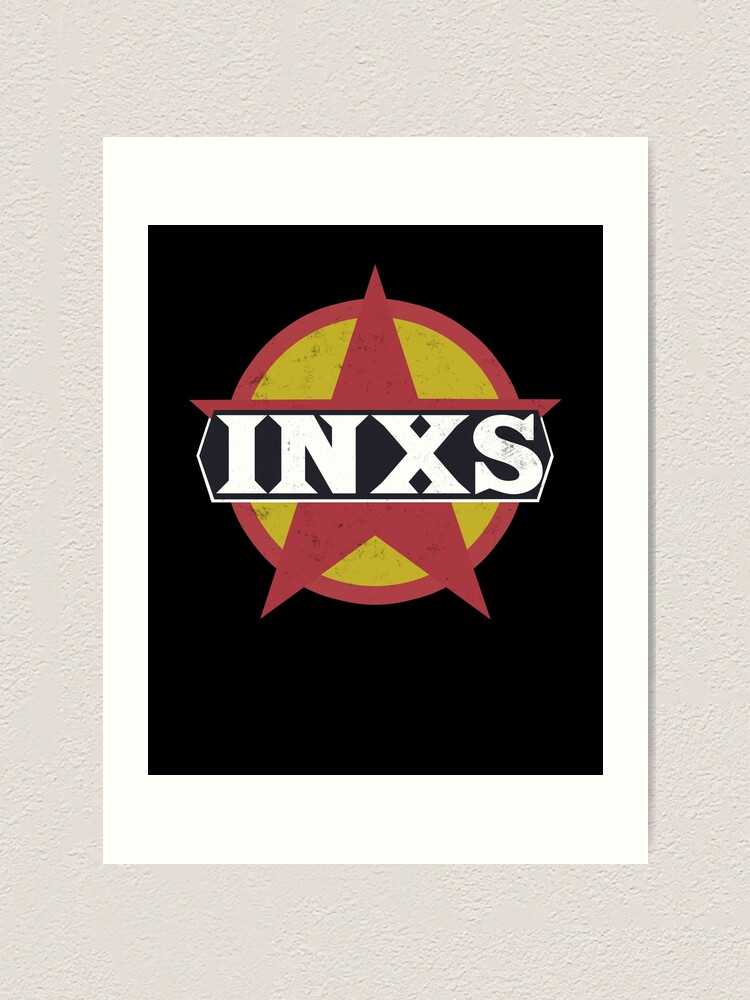 "Vintage ÍNXS Star Logo" Art Print for Sale by Tonishaunique | Redbubble