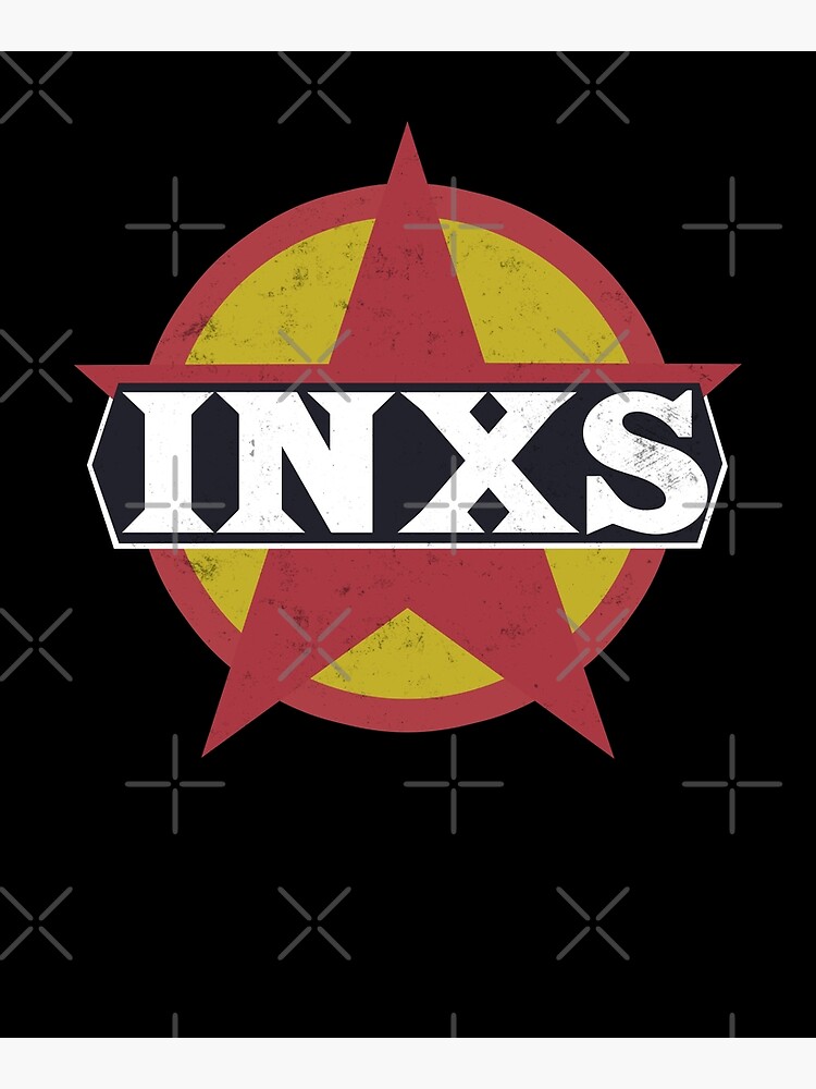 "Vintage ÍNXS Star Logo" Art Print for Sale by Tonishaunique | Redbubble