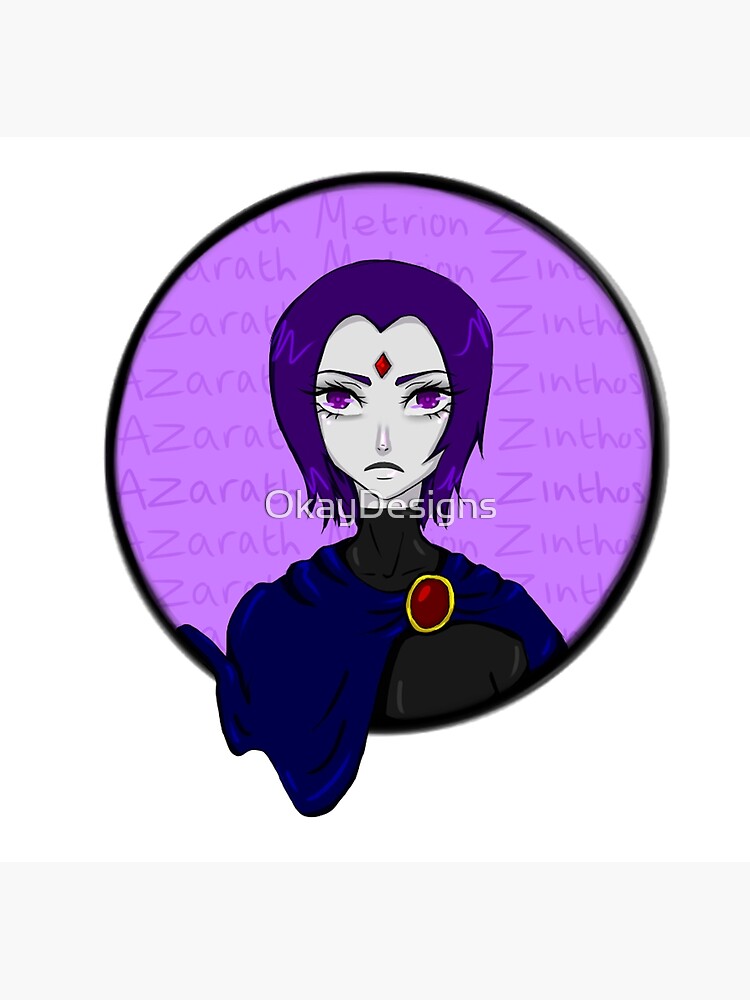 "Teen Titans - Raven" Poster for Sale by OkayDesigns | Redbubble