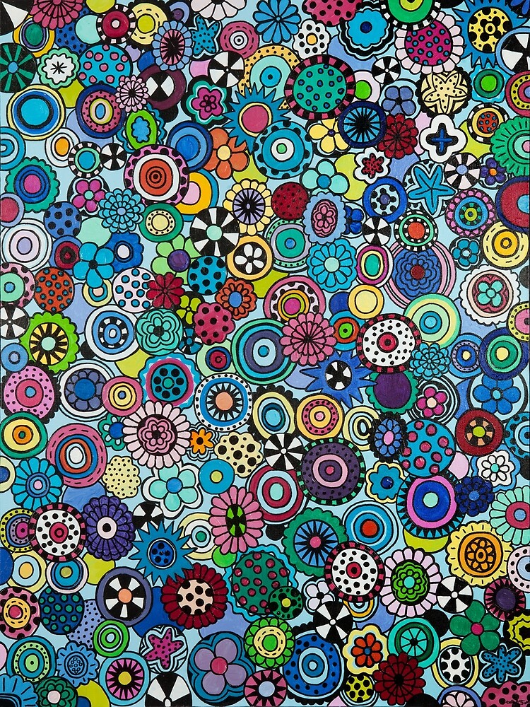 "Field of Blooms" Poster for Sale by designsbybethan | Redbubble