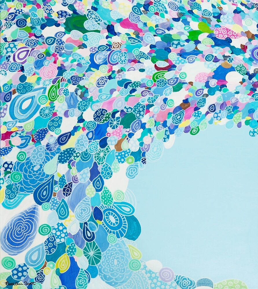 "Blue Sea" by Beth Ann Scott | Redbubble