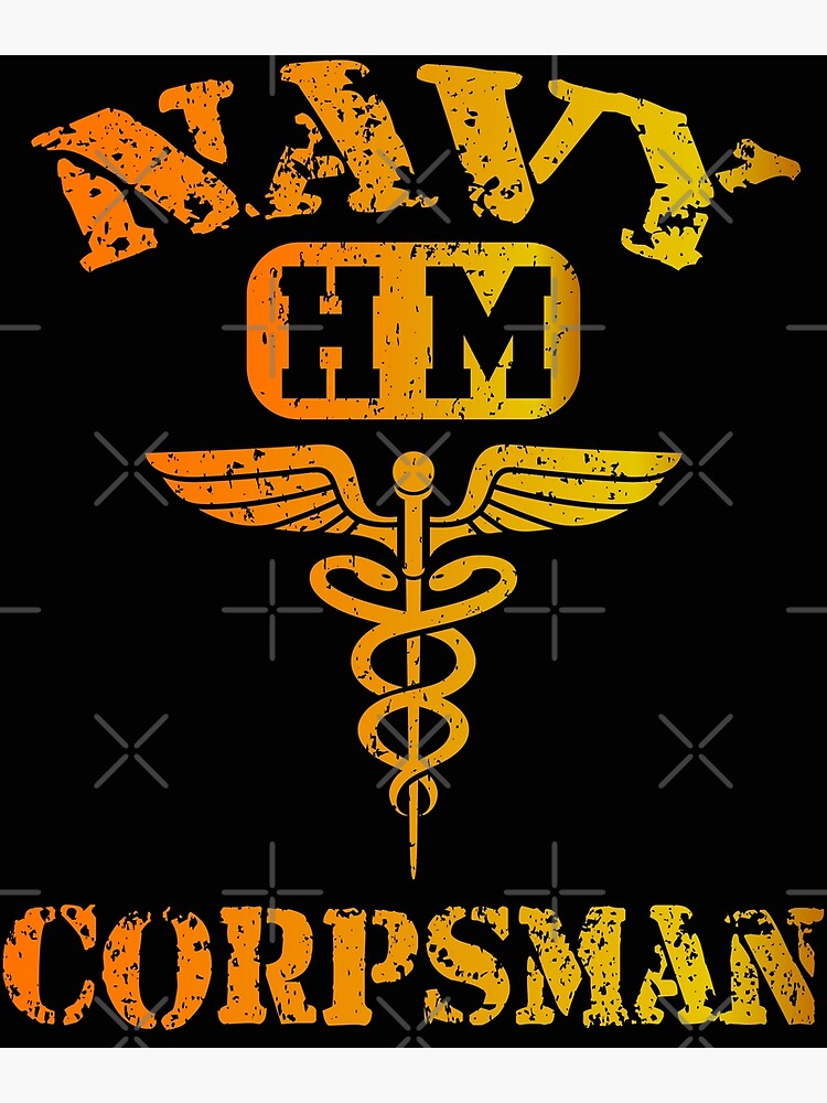 "U.S. Navy Corpsman Veteran- Proud Veteran Navy Corpsman American Flag ...
