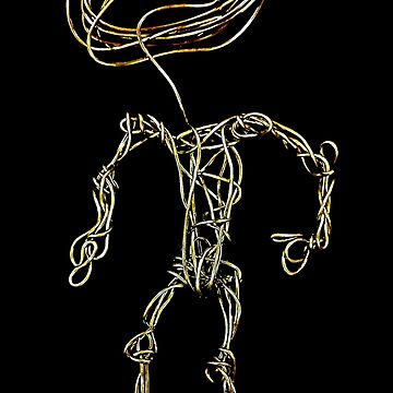 "Feeling Wired" Sticker for Sale by Geoff Treagus | Redbubble