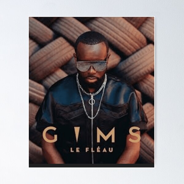 Poster for Sale avec l'œuvre « Affiche GIMS LE FLEAU » de l'artiste ...