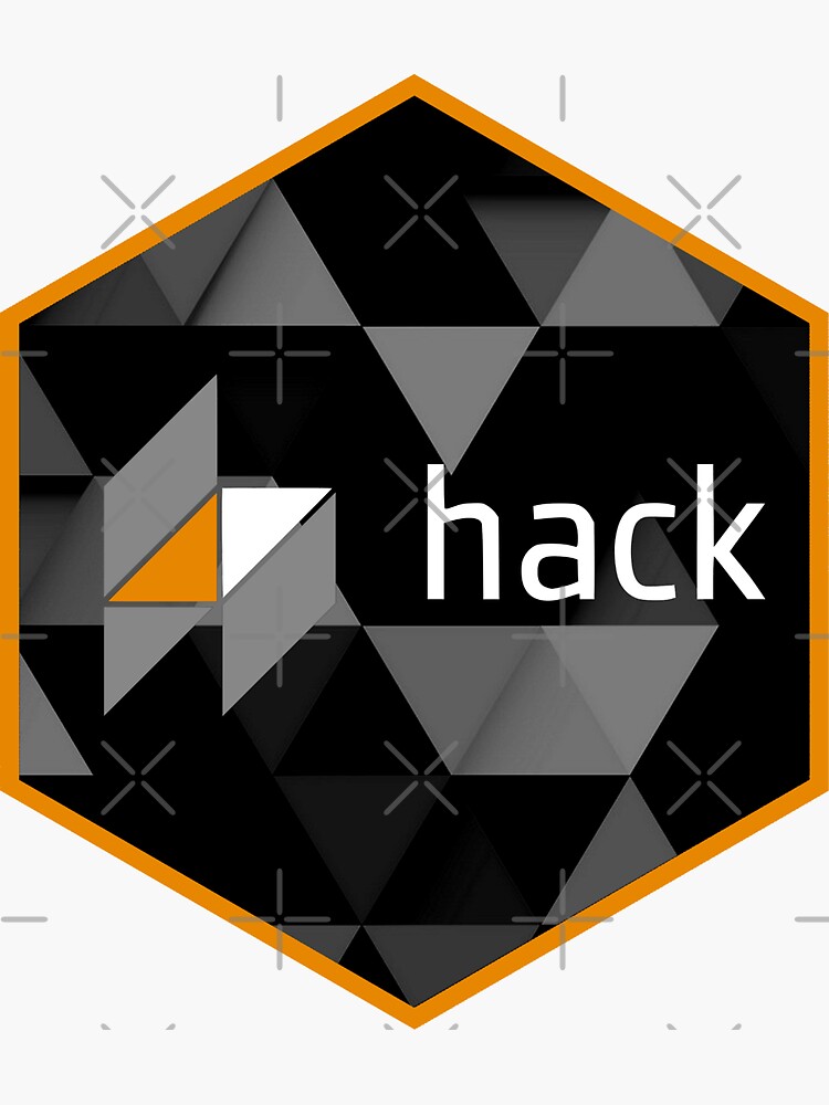 "hexagonal hack" Sticker by yourgeekside | Redbubble