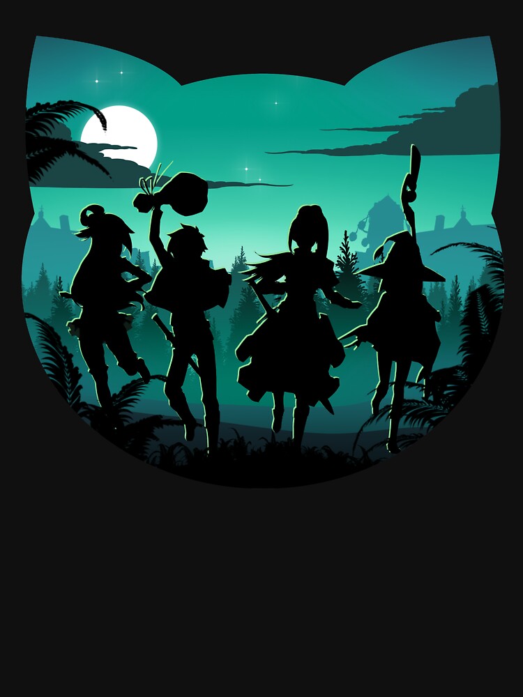 "Chomusuke Silhouette" T-shirt for Sale by ToastMonsters | Redbubble ...