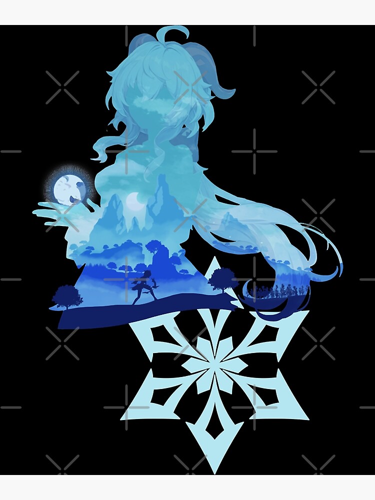 Póster «Ganyu Vision Genshin Impact Manga» de FinnleyHayes | Redbubble