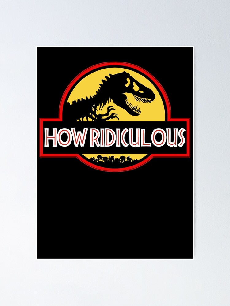 "how ridiculous rexy youtuber" Poster for Sale by Bonjastore | Redbubble