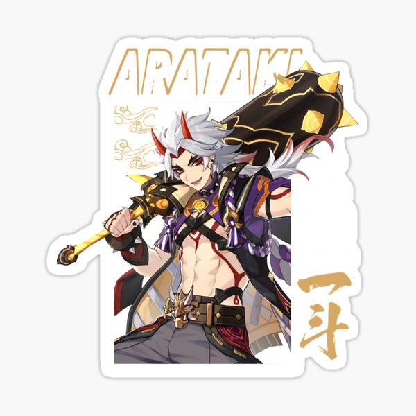 "Genshin Impact Arataki Itto Essential 213" Sticker for Sale by ...