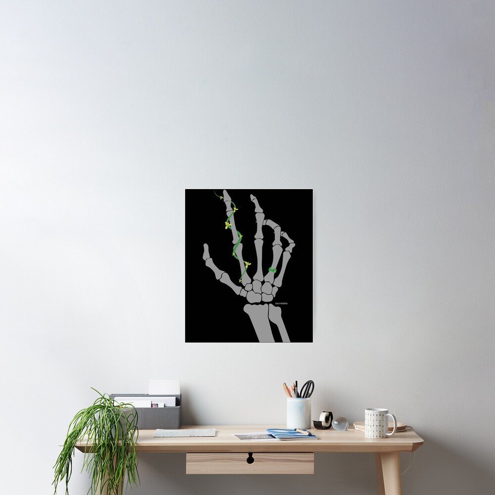 "Corpse Bride Skeleton Hand " Poster for Sale by ItsartDesiign | Redbubble