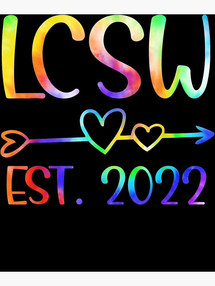 Lámina fotográfica «LCSW Graduación 2022 Trabajador social clínico con ...