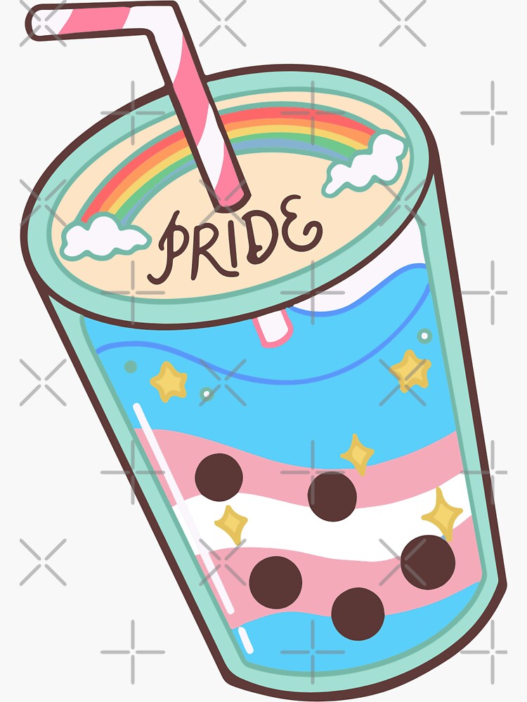 "Pride Boba" Sticker by GUMILANG | Redbubble