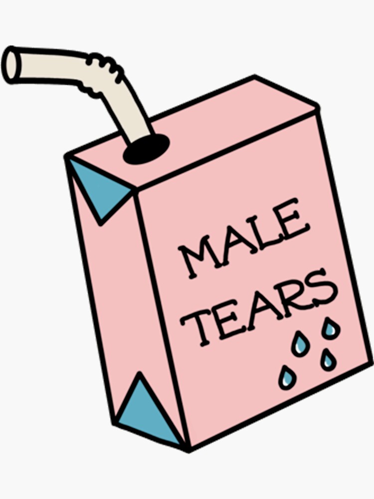 "Male tears" Sticker for Sale by JessicaHonda | Redbubble