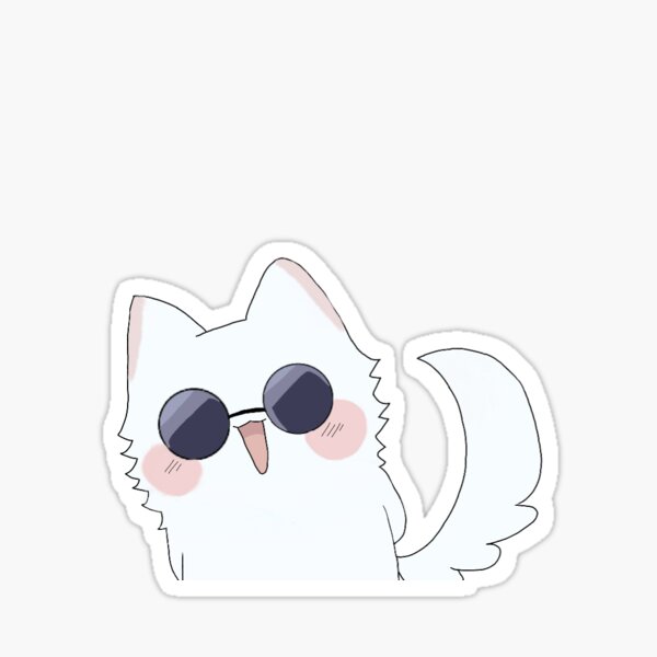"Satoru Gojo-Katze V1" Sticker von niconek03 | Redbubble