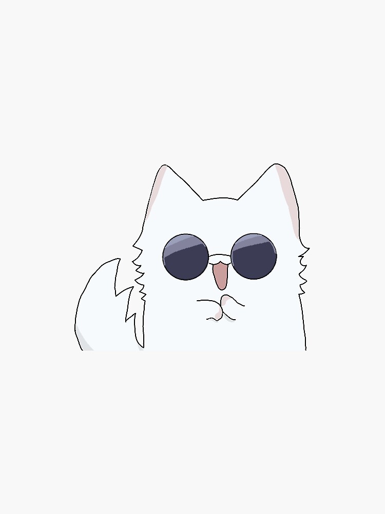 "Satoru Gojo-Katze V2" Sticker von niconek03 | Redbubble