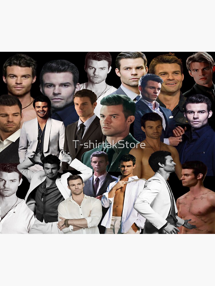 "Daniel Gillies - Elijah Mikaelson photo collage" Sticker for Sale by T ...