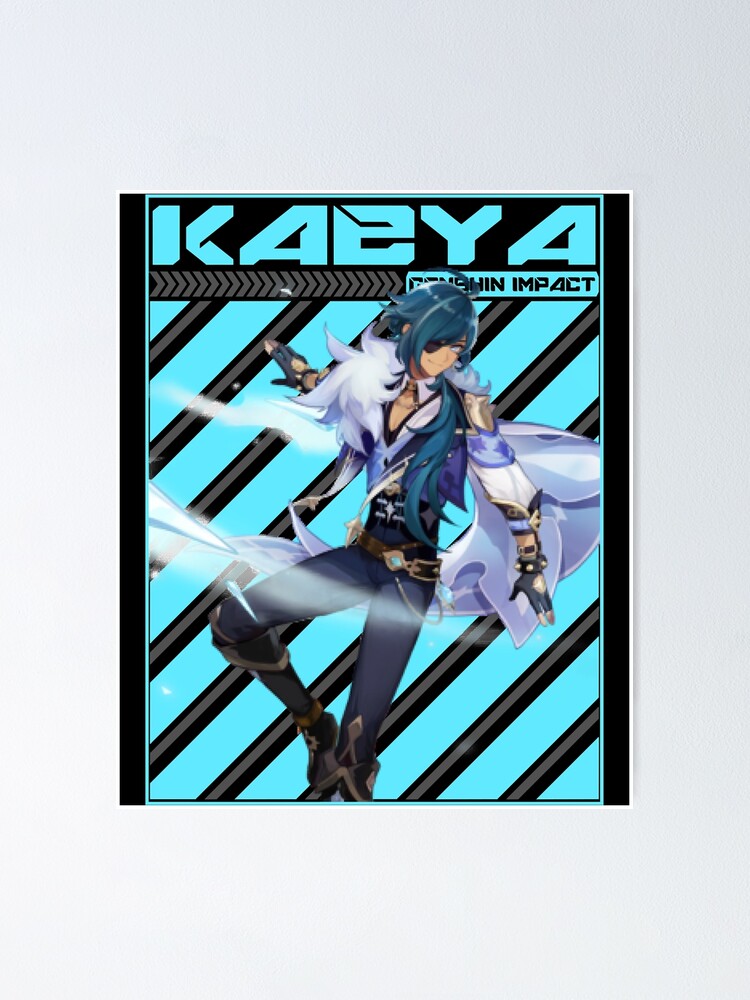 "Genshin Impact Kaeya Wish" Poster for Sale by FinnleyHayes | Redbubble