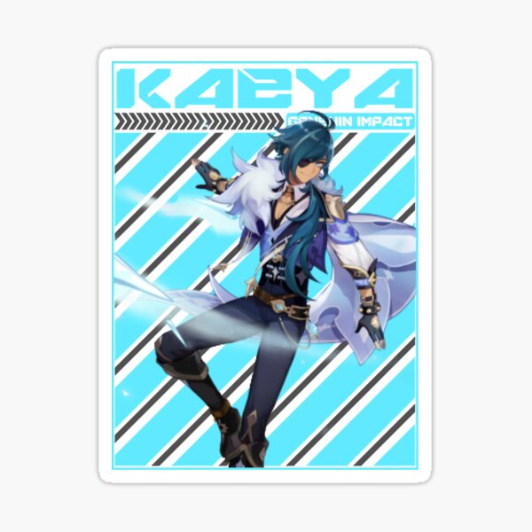"Genshin Impact Kaeya Wish" Sticker for Sale by FinnleyHayes | Redbubble