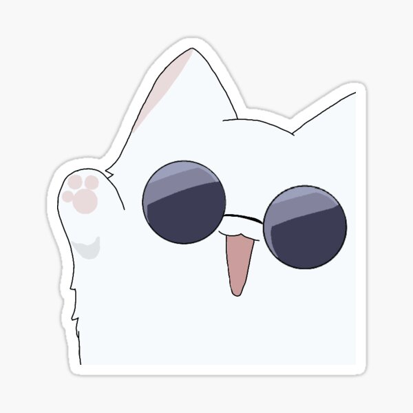 "Satoru Gojo-Katze V4" Sticker von niconek03 | Redbubble