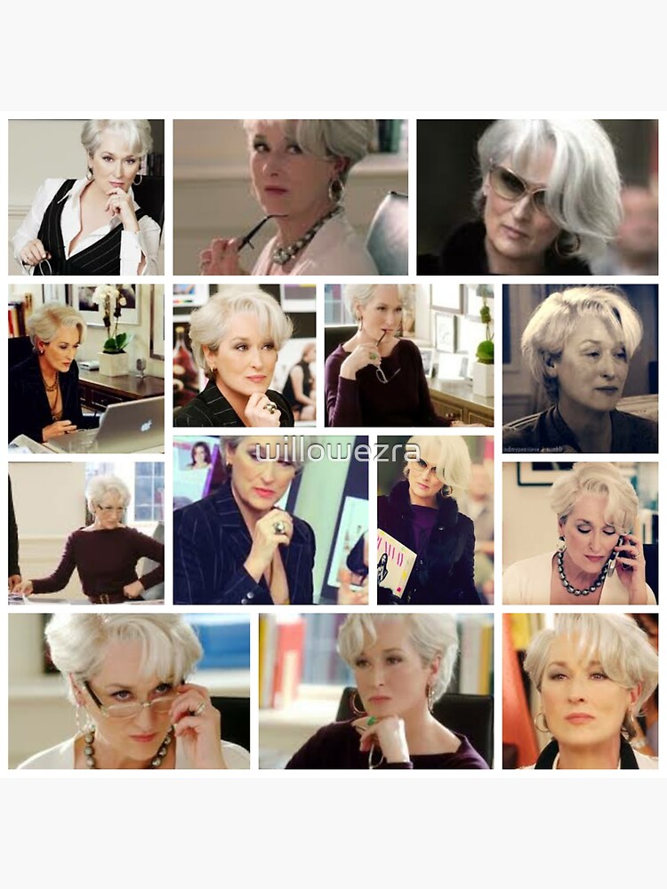 "Miranda Priestly #1" Sticker by willowezra | Redbubble
