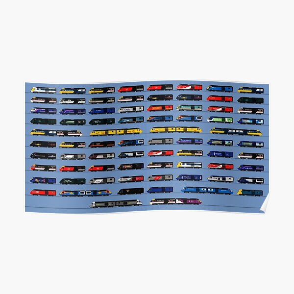 "HST Power cars " Poster for Sale by CJamesMatthews | Redbubble