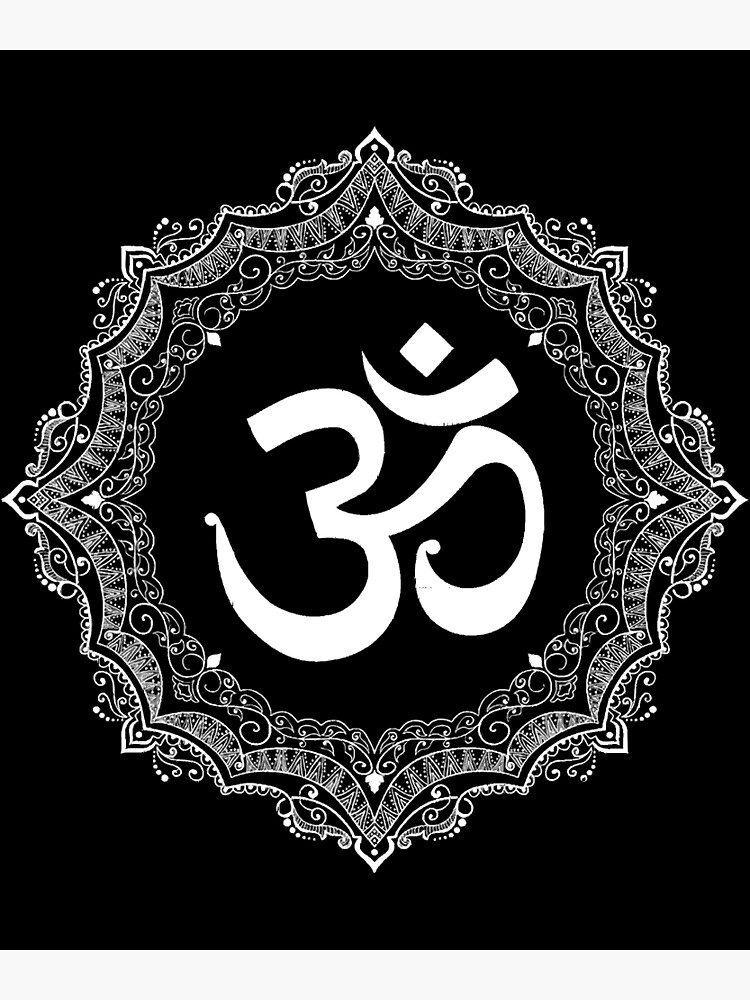 Póster «Símbolo Om Namaste Aum Ohm Hindú Zen Tantra Yoga Día» de ...