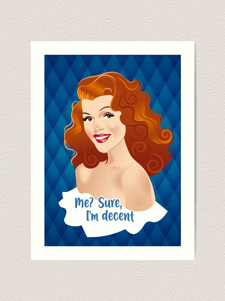 "Decent Gilda" Art Print for Sale by AleMogolloArt | Redbubble