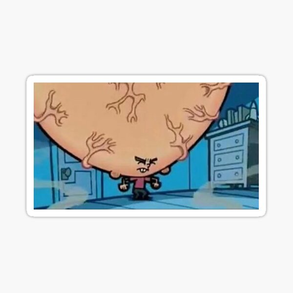 Pegatina «GRAN CEREBRO timmy turner» de LinoArts | Redbubble