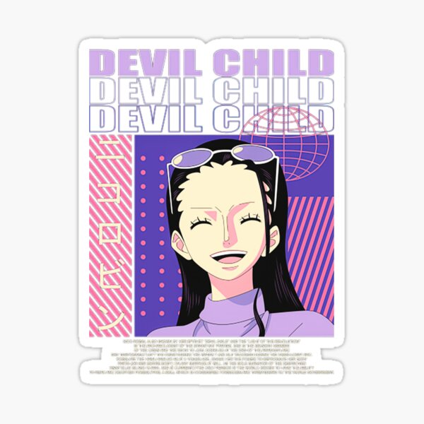 "Nico Robin" Sticker by LucienneBins | Redbubble