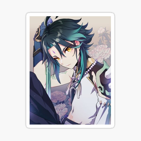 "Xiao Genshin" Sticker for Sale by FinnleyHayes | Redbubble