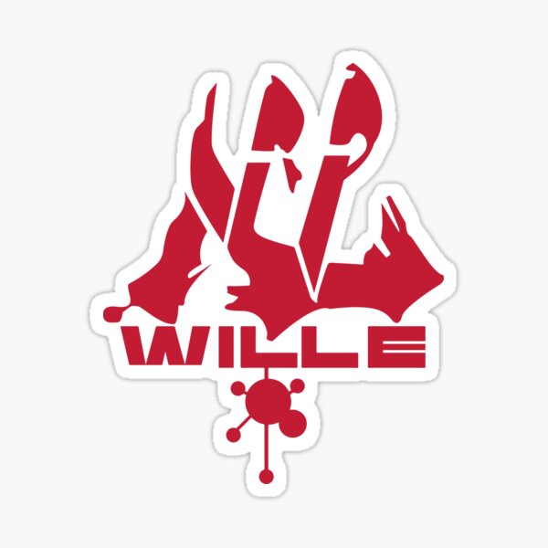 "WILLE" Sticker for Sale by Rankeaocm | Redbubble